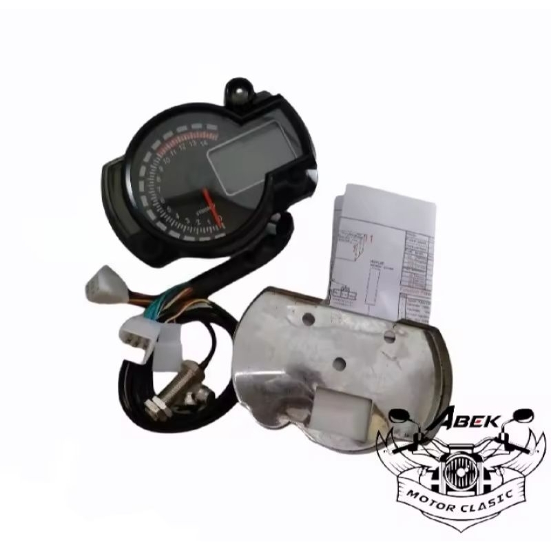 Jual Speedometer Koso Rx2n Led Digital Set Dudukan Speedometer | Shopee ...