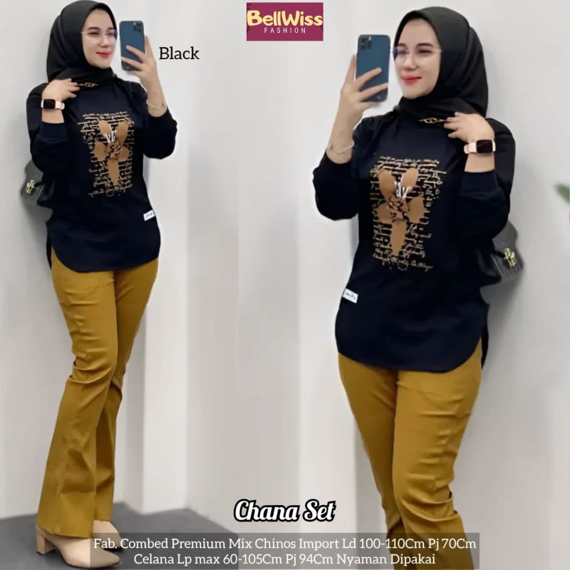 Jual CHANA SET BY MARSELLA/SET CELANA CUTBRAY CHINOS MIX COMBAD BEST ...