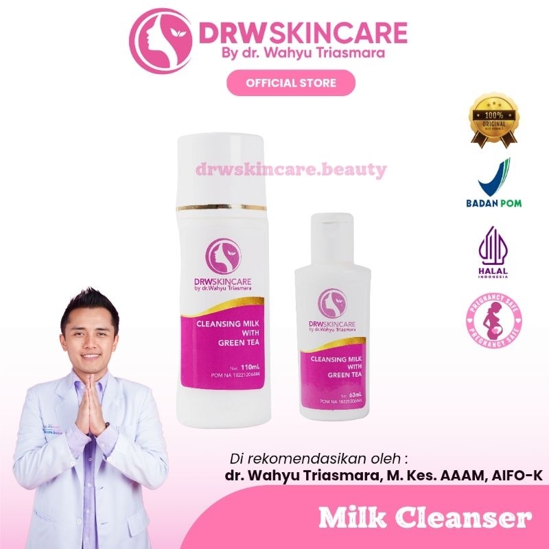 Jual DRW Skincare Milk Cleanser (susu pembersih) double cleansing pembersih make up pengangkat ...