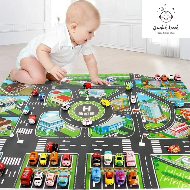 Jual Mainan Peta Jalan Mobil Mobilan Anak/alat mainan peta jalan/Road ...
