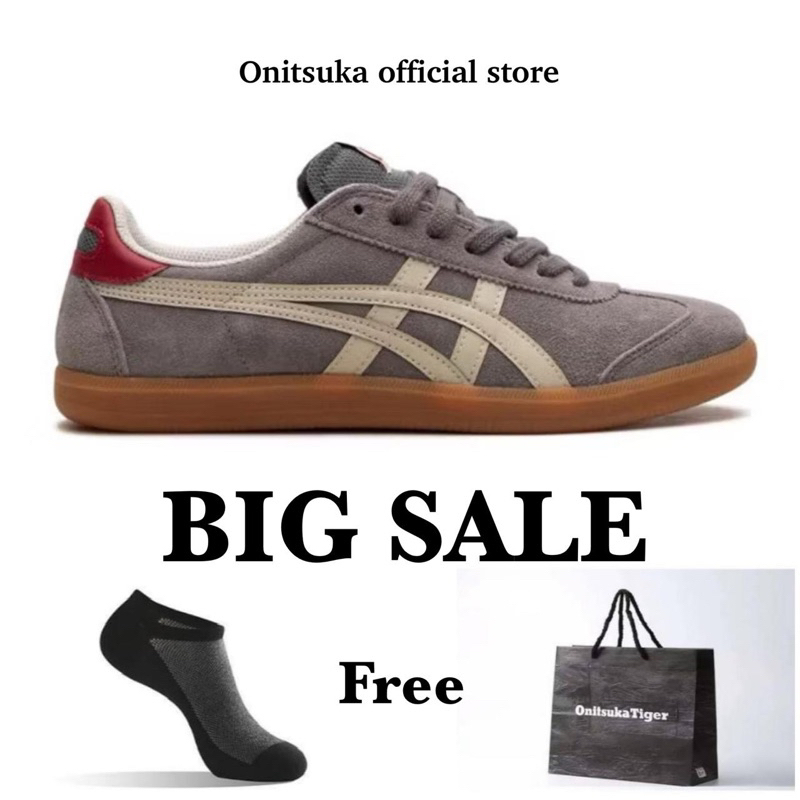 Jual sepatu onitsuka tiger mexico original tokuten grey white red (pria dan wanita) | Shopee ...