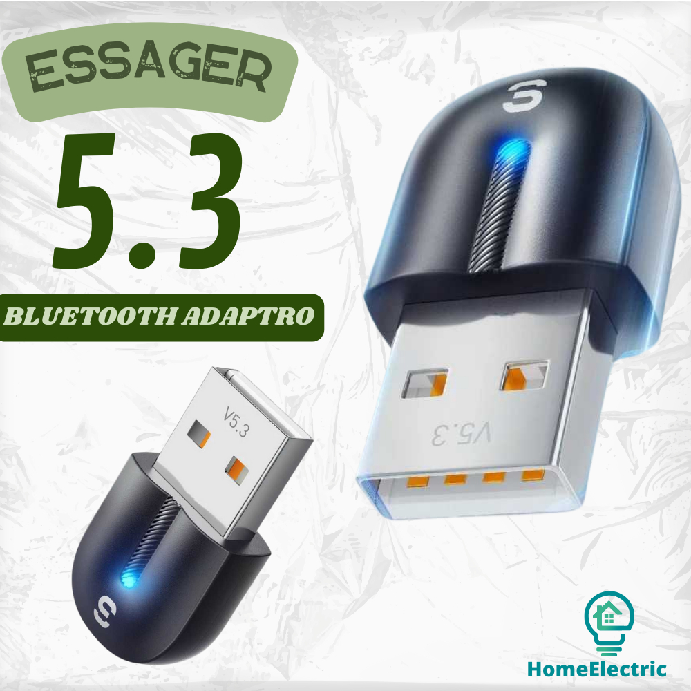 Jual Essager Bluetooth Receiver Adapter 5.3 USB Dongle Low Latency ...