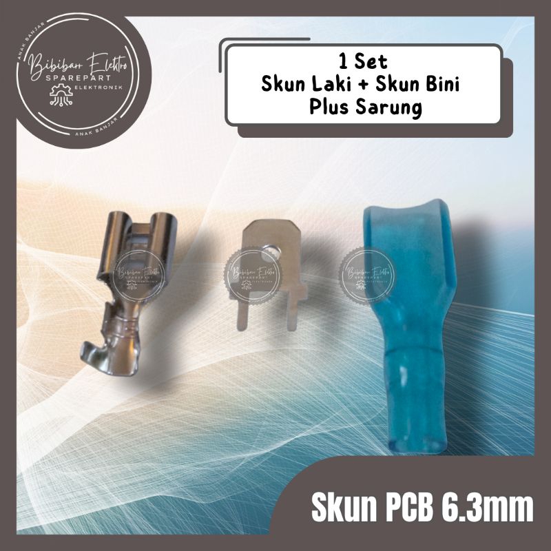 Jual Skun PCB 6.3mm (Per 5 set) | Shopee Indonesia
