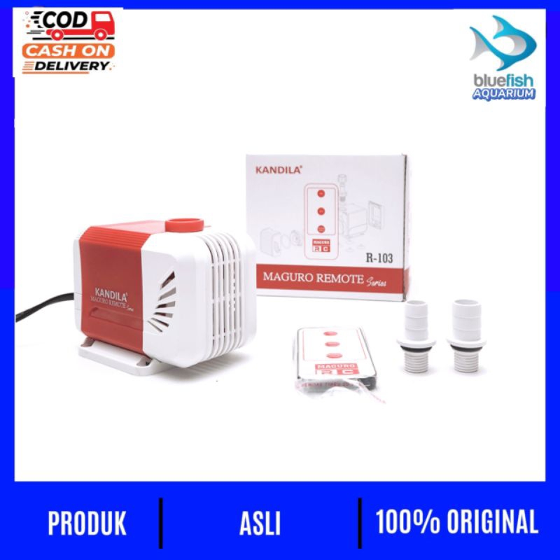 Jual Pompa Aquarium KANDILA MAGURO REMOTE 103 104 105Pompa Kolam dengan Remote 1800 LH | Shopee ...