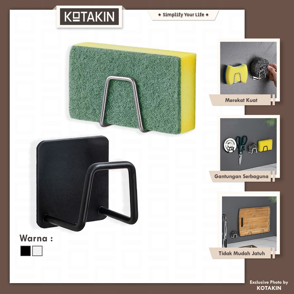 Jual KOTAKIN Tempat Spons Cuci Piring Gantungan Spon Wastafel Dapur ...