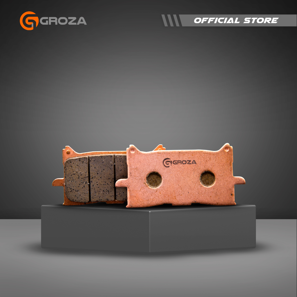 Jual GROZA DISCPAD | KAMPAS REM | ZEST SERIES 4 PISTON | Shopee Indonesia