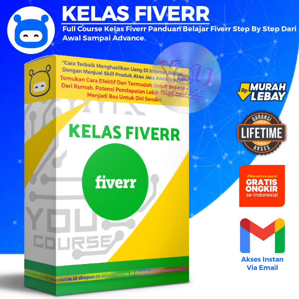 Jual ECOURSE KELAS FIVERR - Panduan Belajar Fiver Step By Step Lengkap ... Jual ECOURSE KELAS FIVERR - Panduan Belajar Fiver Step By Step Lengkap ...