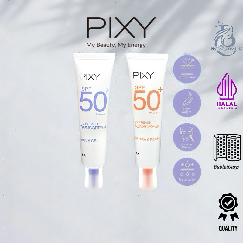 Jual Pixy UV Primer Sunscreen Spf 50 Pa++++ 30gr - aqua gel / hydra cream , Sunscreen untuk ...