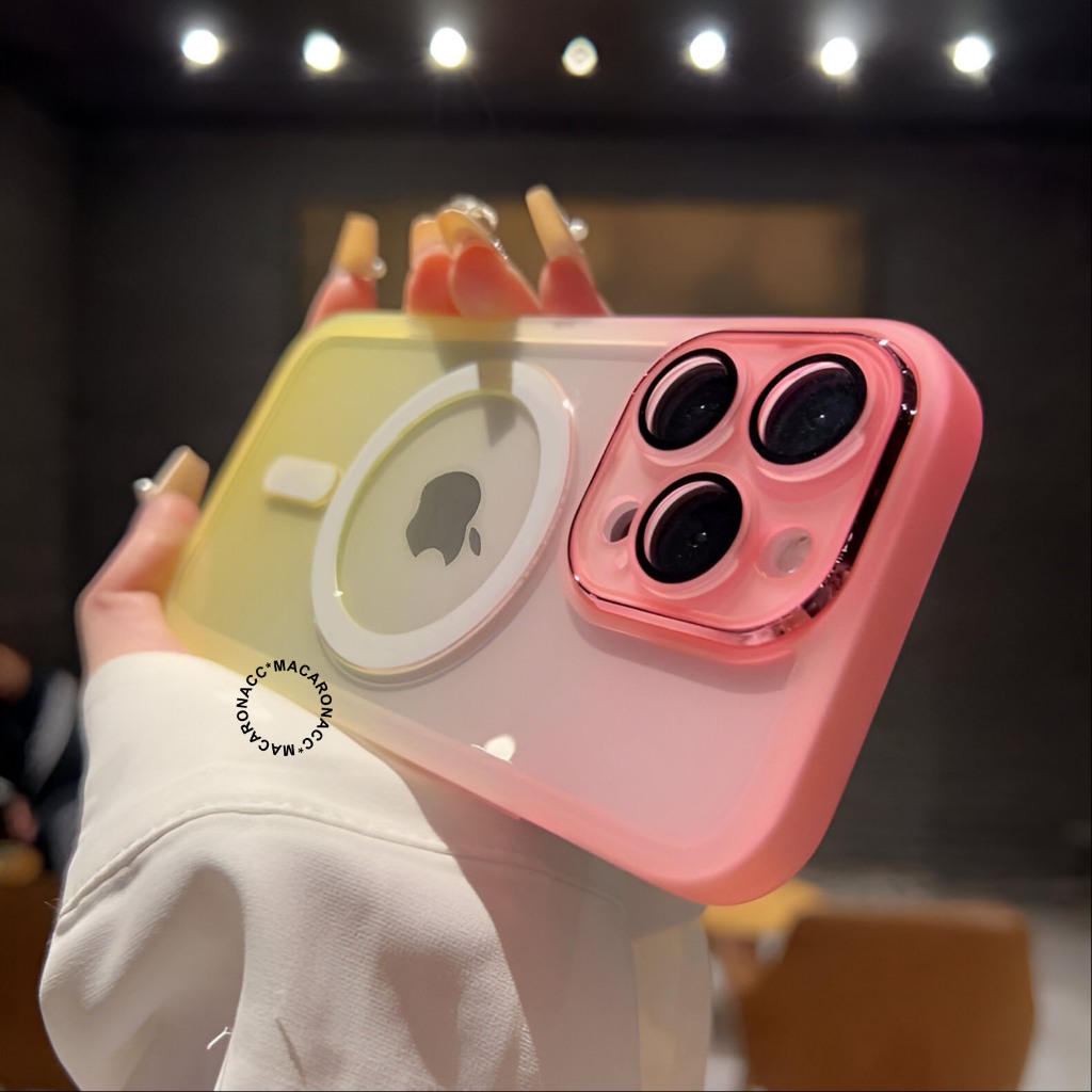 Jual Gradient Magsafe Case - Softcase Fullcover For iPhone X XR 11 ...