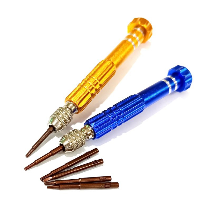 Jual Obeng Reparasi Bintang 5 pc/obeng set kacamata/obeng set servis ...