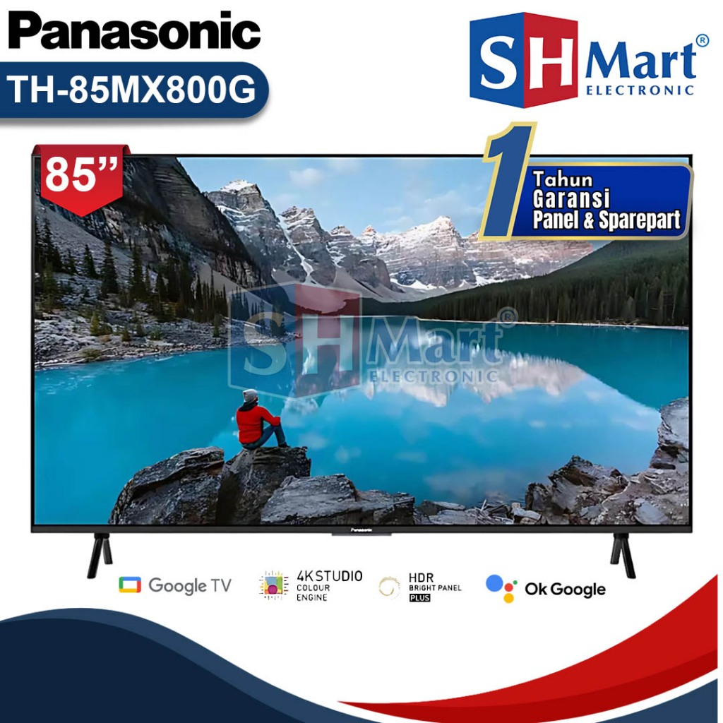 Jual TV PANASONIC 85 INCH TH-85MX800G 4K UHD SMART GOOGLE TV DOLBY ...