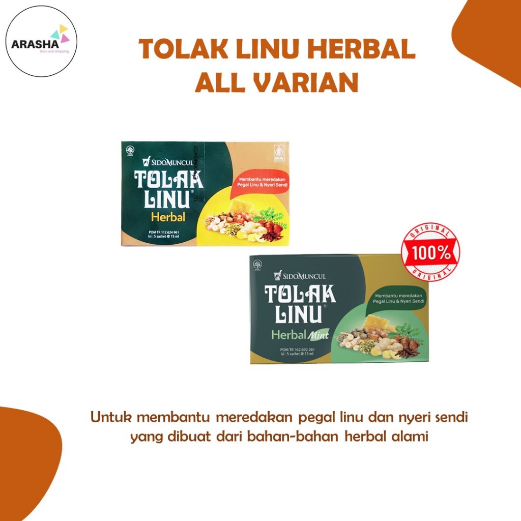 Jual TOLAK LINU HERBAL CAIR isi 5 Sachet Sido Muncul - Masuk Angin ...
