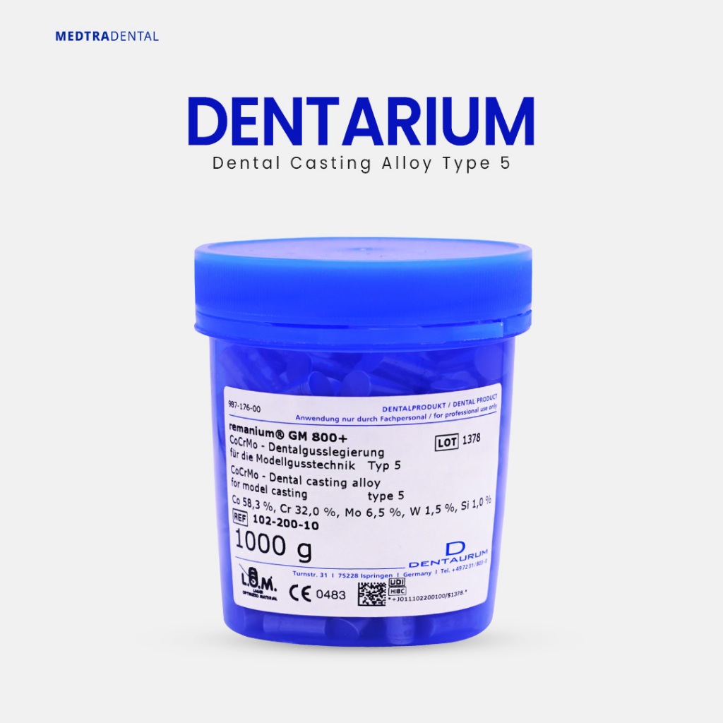 Jual Medtradent - Dentaurum remanium GM 800+ partial denture alloy ...
