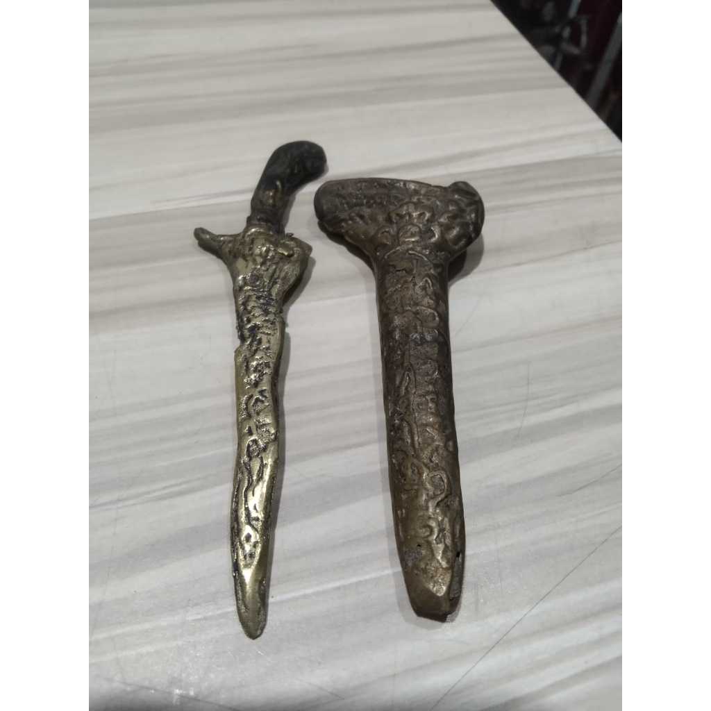 Jual Keris Mini Kuningan Kuno Jadul Antik | Shopee Indonesia