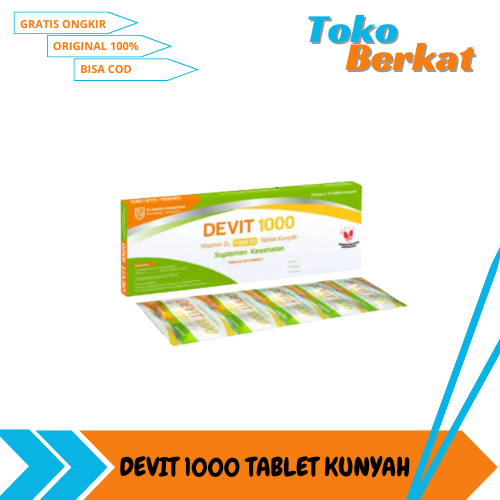 Jual DEVIT 1000 TABLET KUNYAH/ BOX | Shopee Indonesia