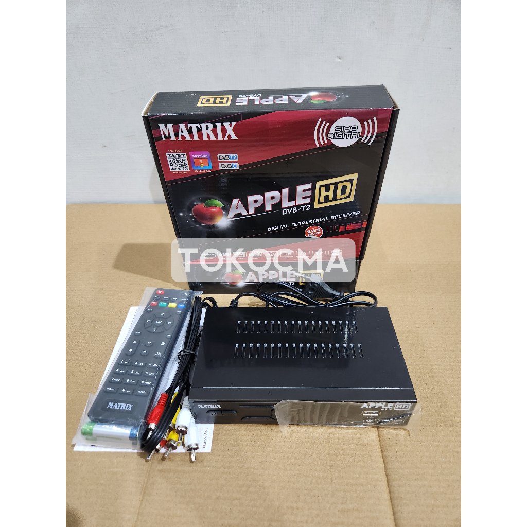 Jual Matrix Apple Set Top Box Digital TV Receiver Full HD STB WiFi HDMI ...