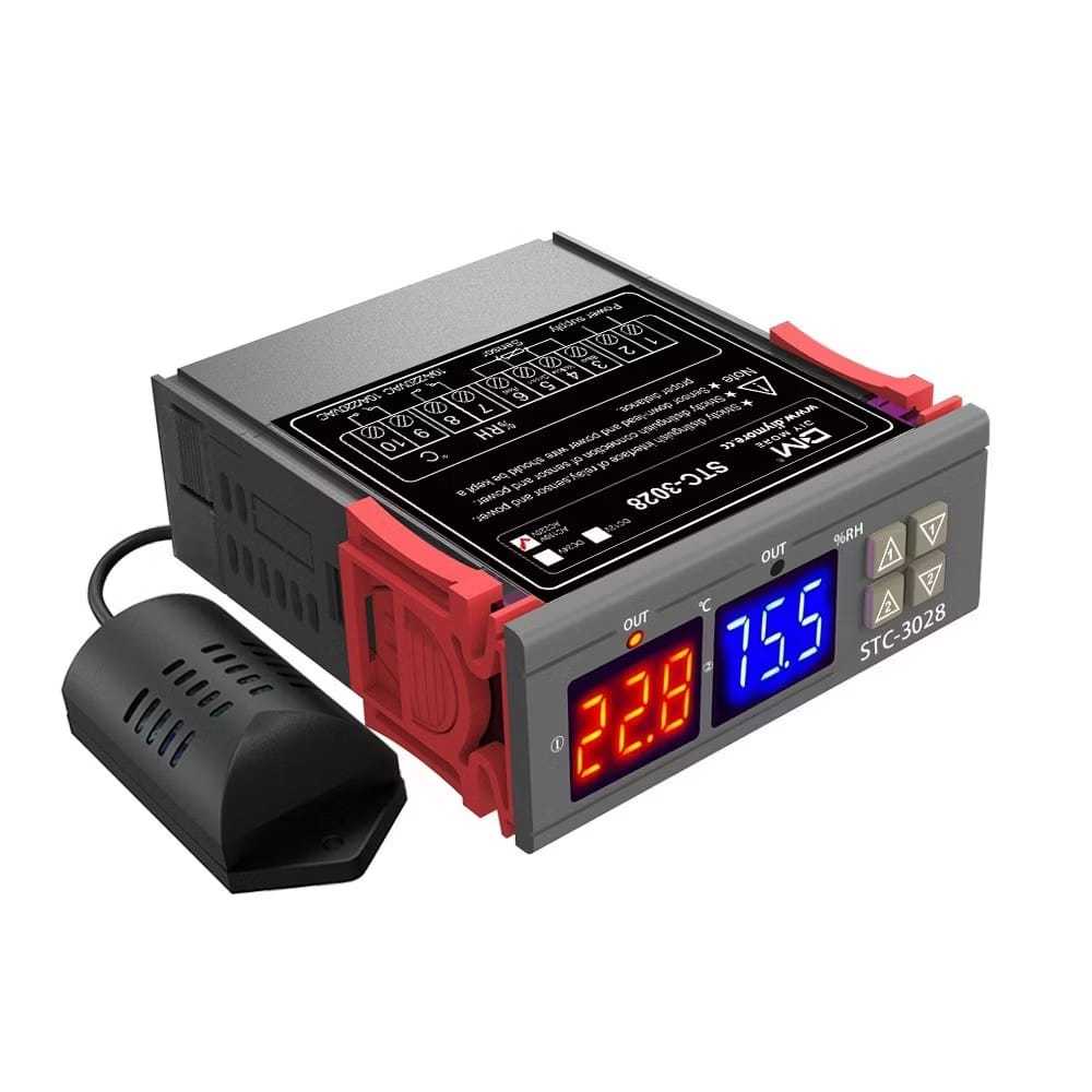 Jual STC-3028 Temperature & Humidity Controller Thermostat & Hygrostat | Shopee Indonesia
