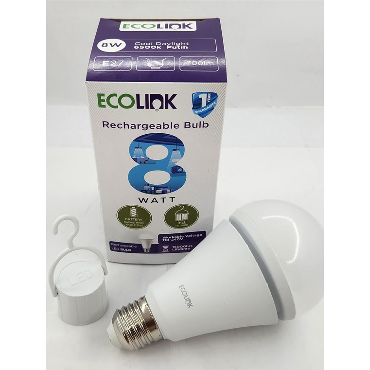 Jual ECOLINK LAMPU LED EMERGENCY 8W | Shopee Indonesia