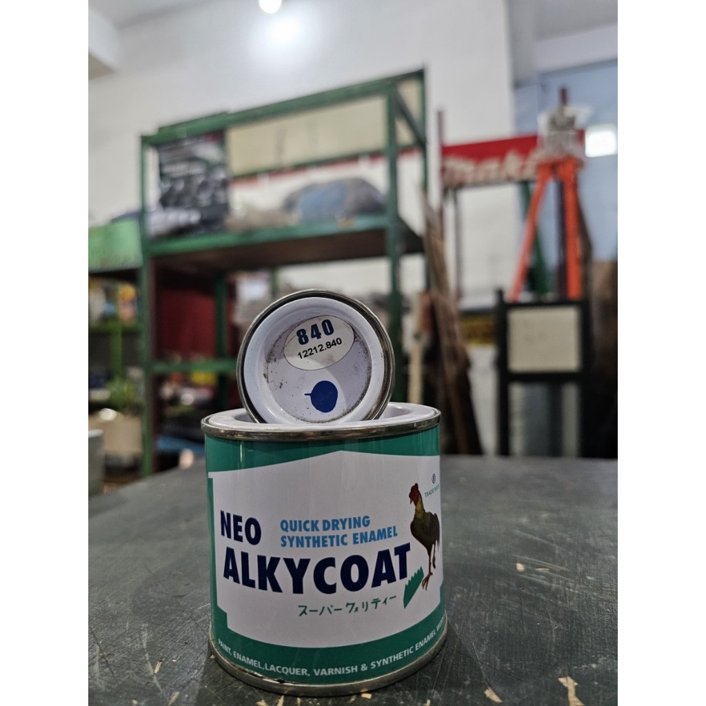 Jual Cat NEO ALKYCOAT / Cat Kayu / Cat Besi Logam - Biru Tua 840 ...