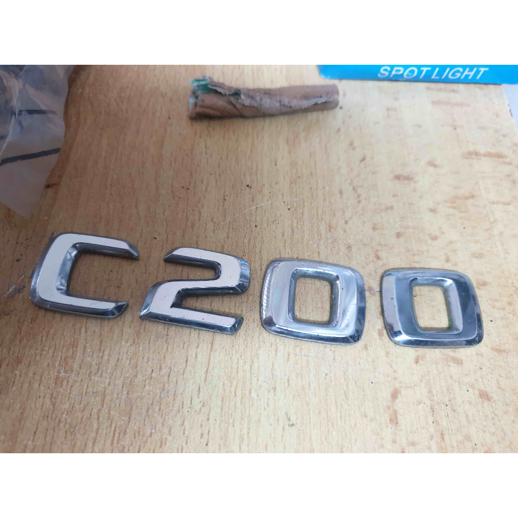 Jual logo emblem C200 Mercy Mercedes W202 C200 C180 | Shopee Indonesia