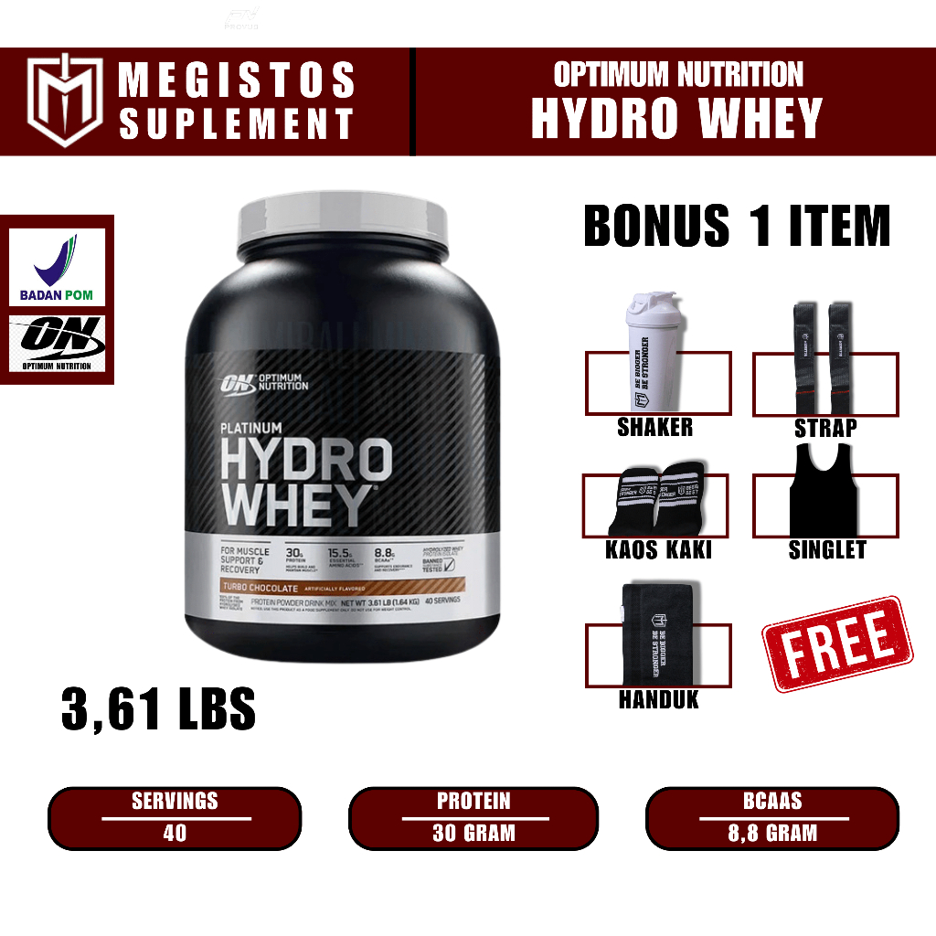 Jual ON Optimum Nutrition Platinum HydroWhey 3.5 Lbs ON Hydro whey ...