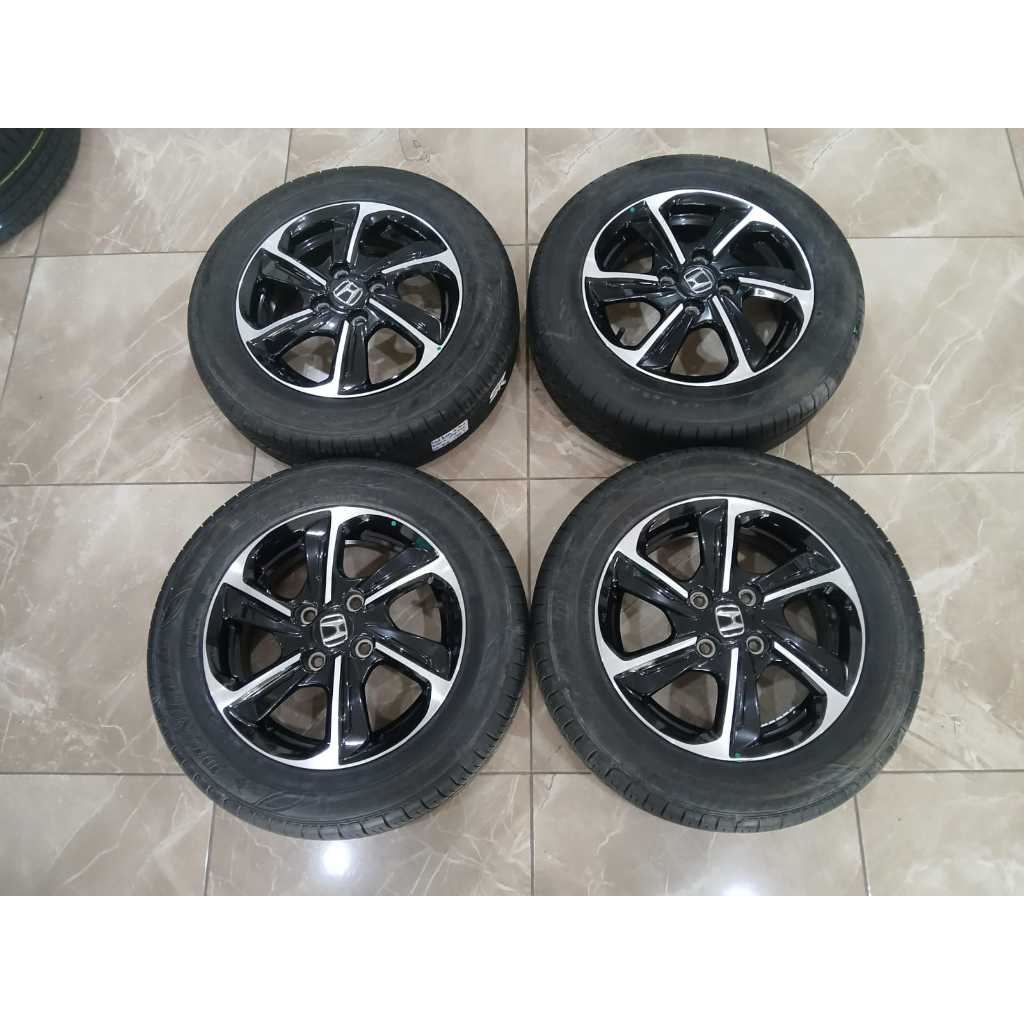 Jual Velg ori copotan brio e ring 14 pcd 4x100 plus ban bekas 2023 | Shopee Indonesia