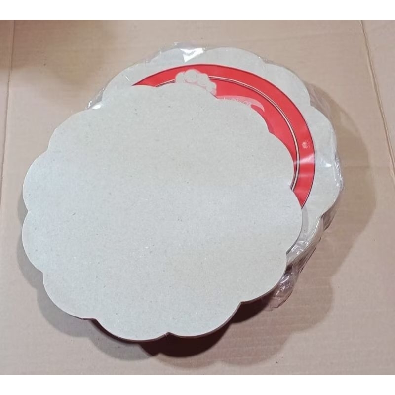 Jual [200 Lembar] Kertas Nasi Bunga Bulat Kertas Nasi Alas Piring Sekali Pakai | Shopee Indonesia