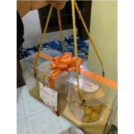 Jual Box Mika Tali 24 x 11 x 10 cm / Box Mika Hampers Alas Lubang 2 ...