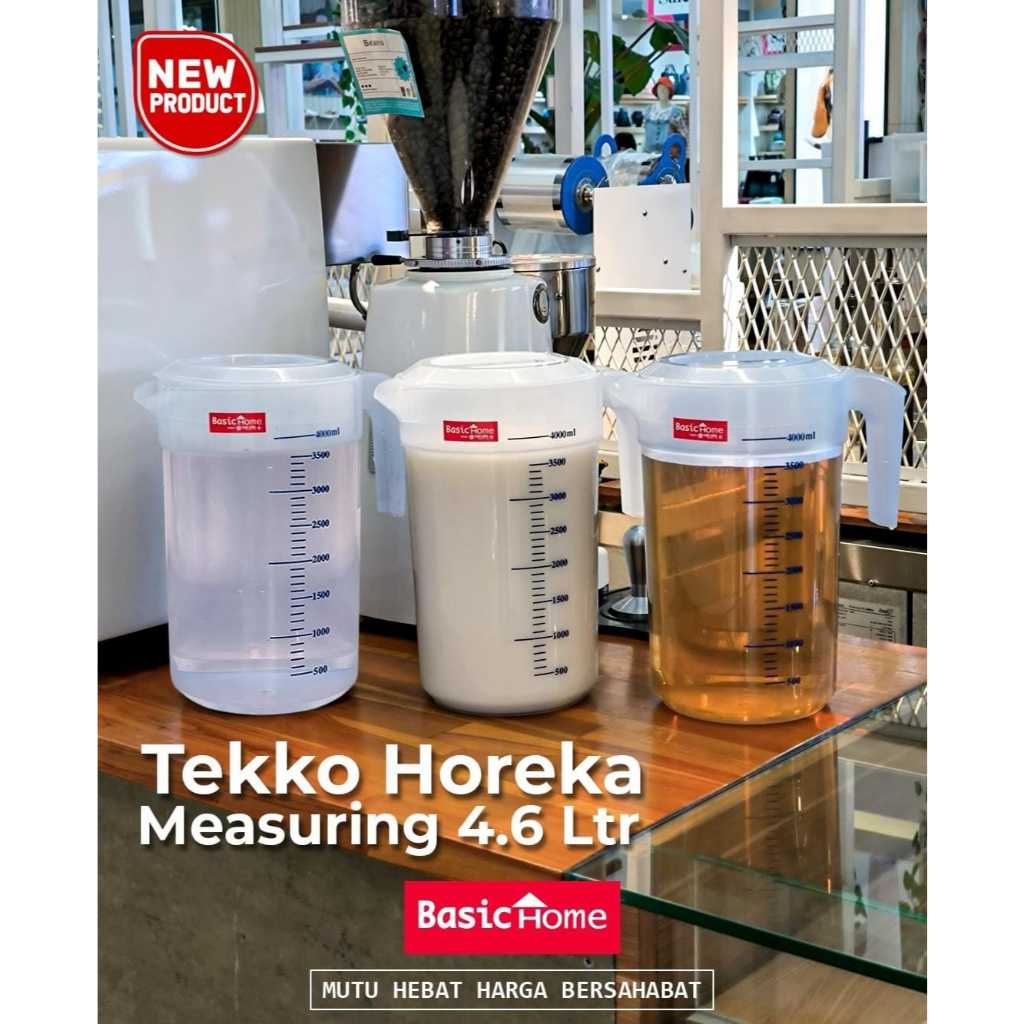 Jual BASIC HOME Tekko HOREKA 4,6 Liter BKK-6 Water Jug + Takaran Air GELAS TAKARAN MEASURING CUP ...