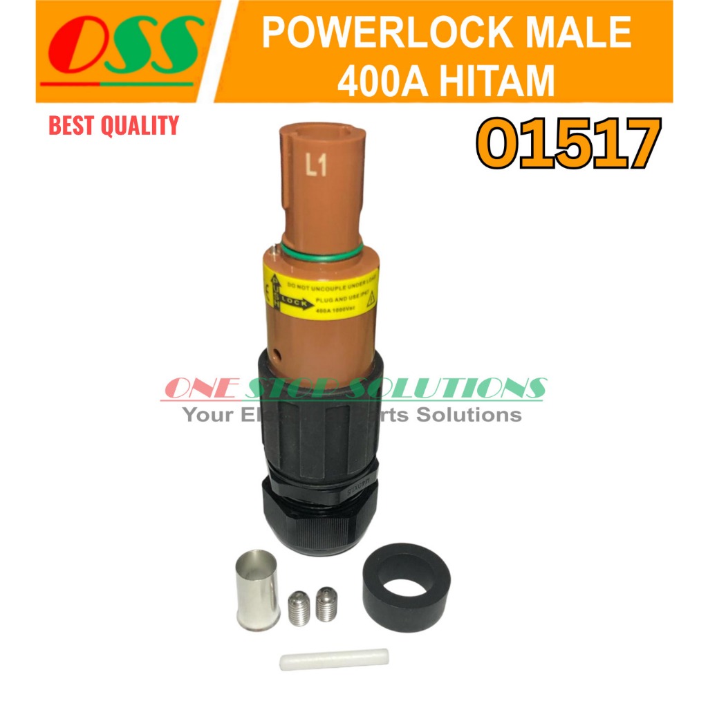 Jual POWERLOCK PLUG 400A POWER LOCK 400 A MALE COKLAT | Shopee Indonesia