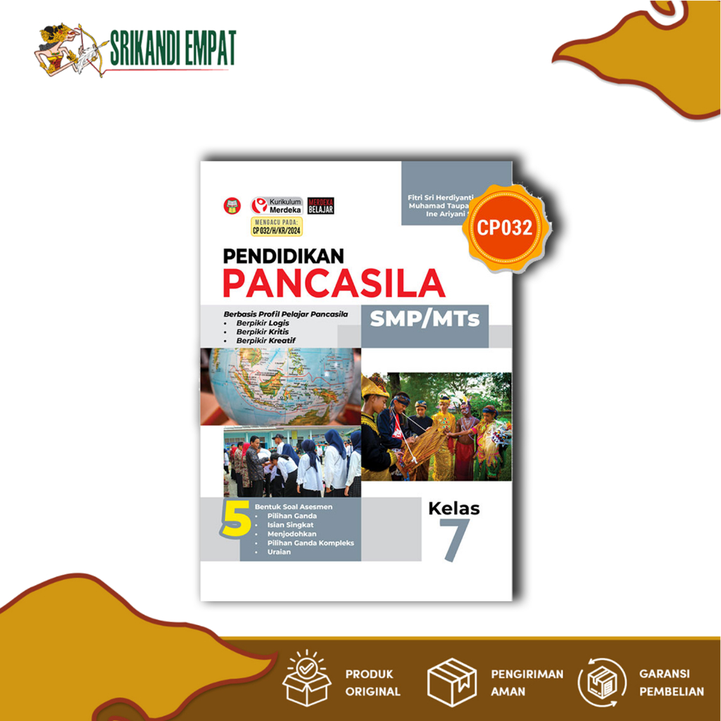 Jual Buku Teks Pendamping Pendidikan Pancasila SMP/MTs Kelas 7 Kurikulum Merdeka Mengacu Pada CP ...