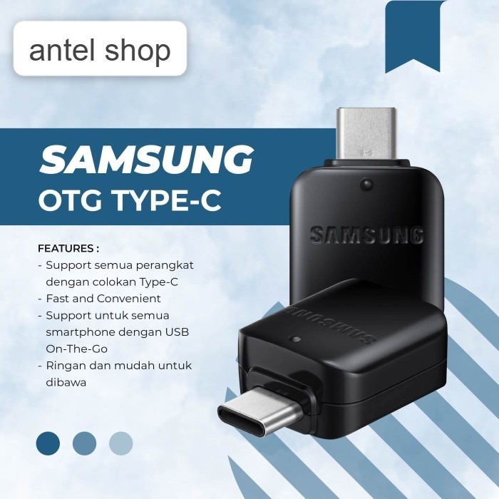 Jual [ Otg Usb Type C ] SAMSUNG USB Connector OTG Type-C | Shopee Indonesia