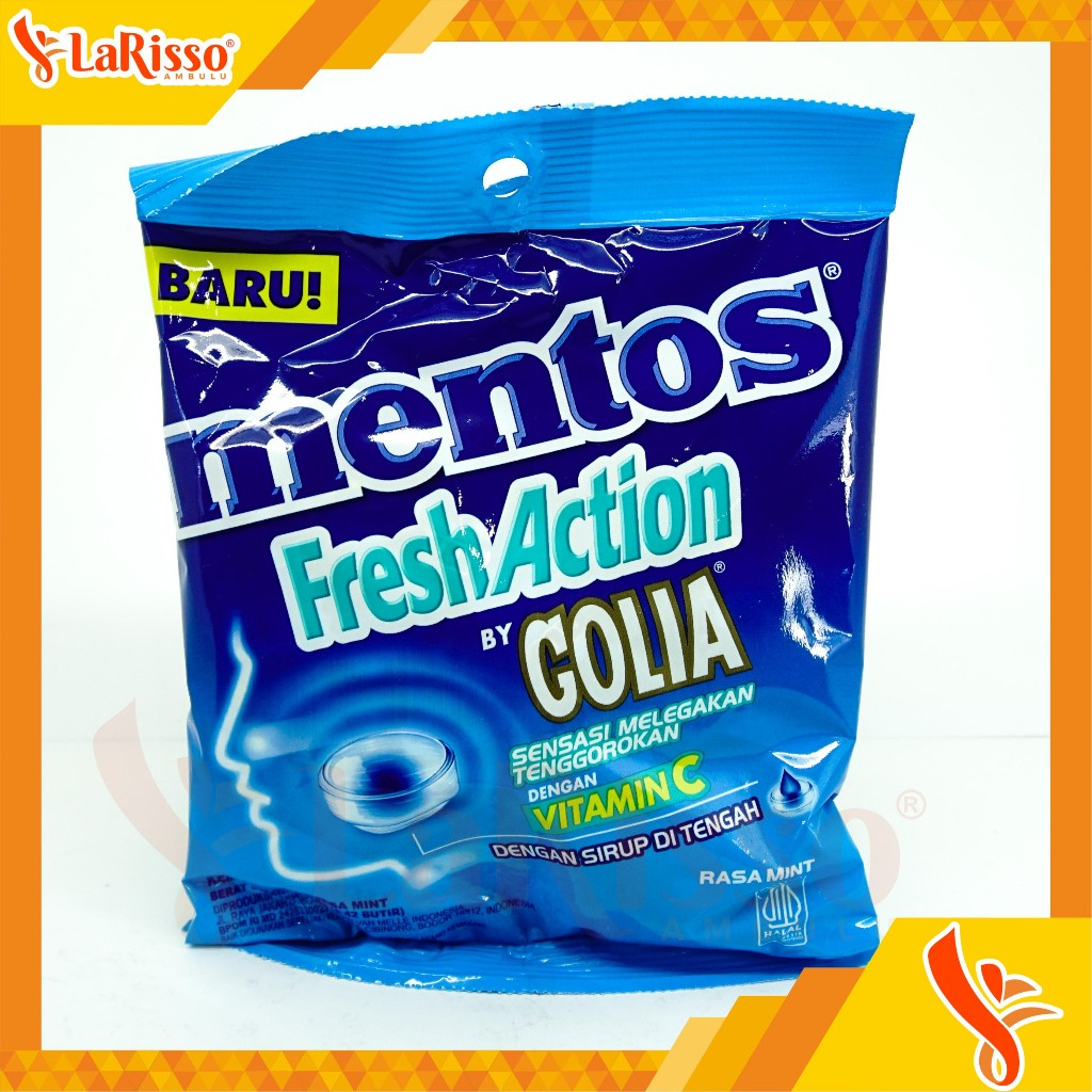 Jual PERMEN GOLIA FRESH ACTION MENTOS 105GR ISI 42PCS | Shopee Indonesia