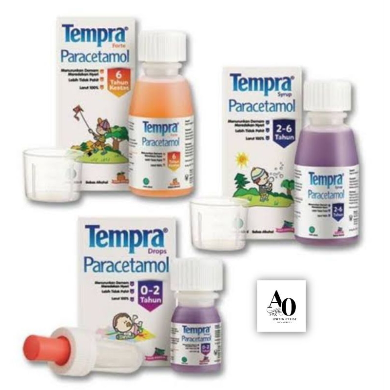 Jual Tempra Drops Syirup Paracetamol Anak (0-2 tahun) All Varian Rasa ...