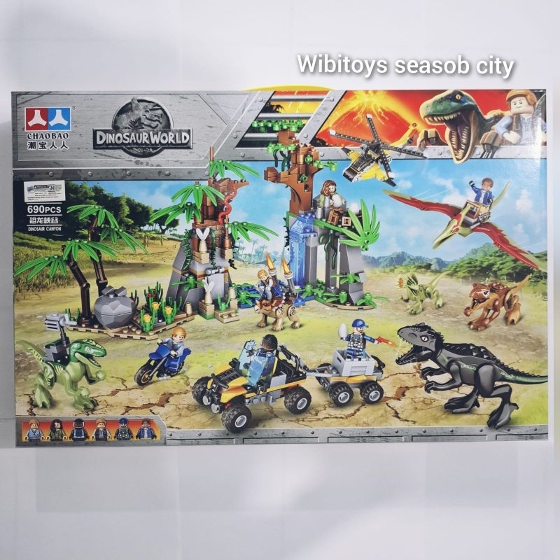 Jual MAINAN DINOSAURUS BASE CAMP TRICERAPTOP INDOMINUS RAPTOR ...