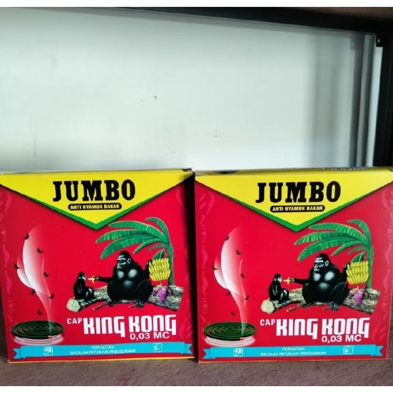 Jual OBAT ANTI NYAMUK BAKAR JUMBO CAP KING KONG NETTO PRODUK 150GR (ISI ...
