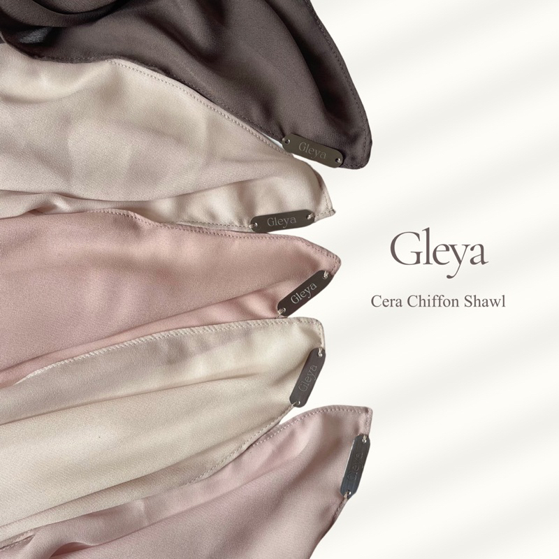 Jual Cera Chiffon Shawl by Gleya | Pashmina Chiffon Malay | Shopee ...