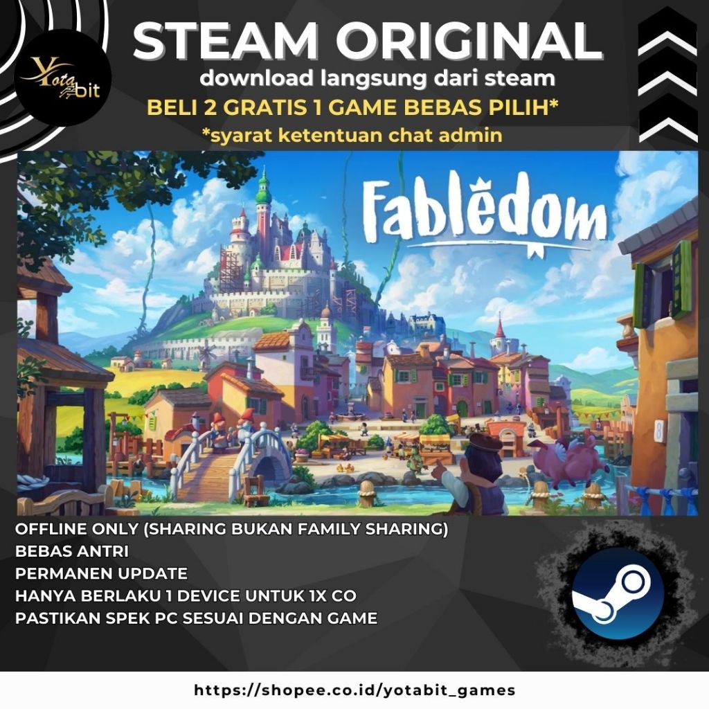 Jual Fabledom PC Game Sharing Original Offline | Shopee Indonesia