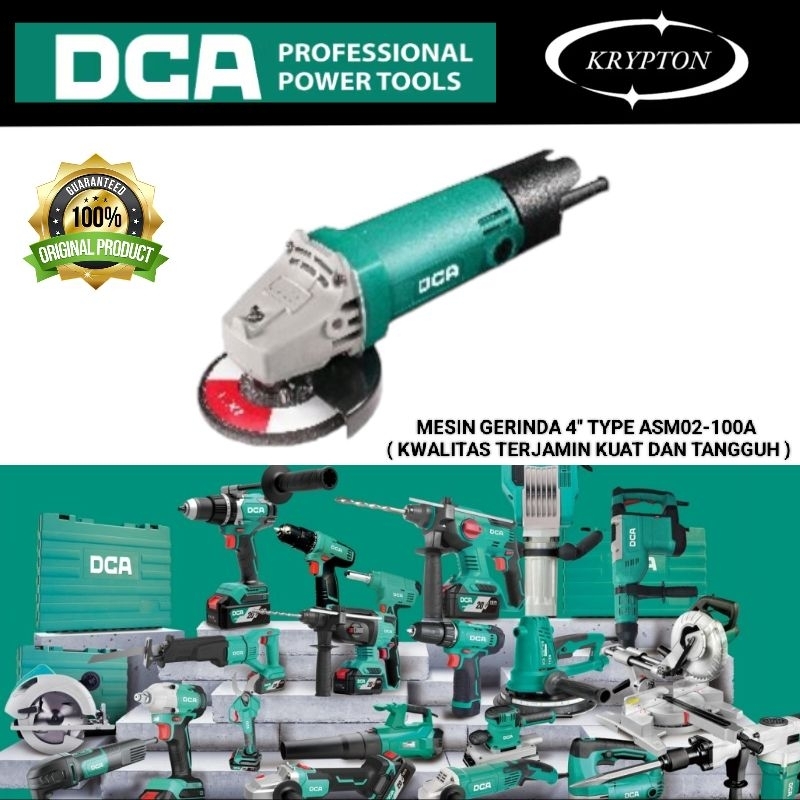 Jual DCA Mesin gerinda 4" type ASM02-100A heavy duty | Shopee Indonesia