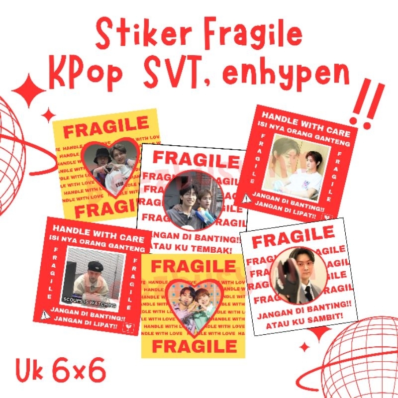 Jual STIKER LABEL FRAGILE KPOP - ISI 15 | Shopee Indonesia