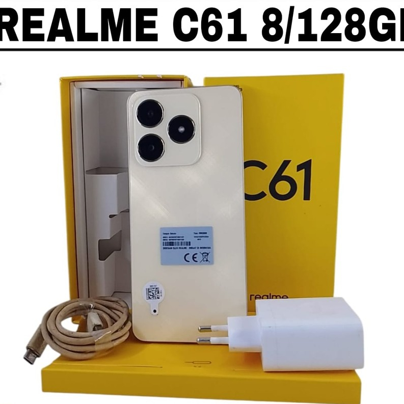 Jual REALME C61 8/128 8GB 128GB RAM 8GB 128GB GARANSI | Shopee Indonesia