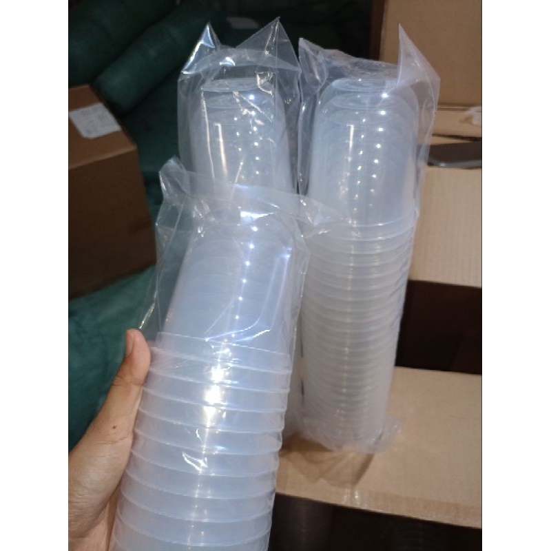 Jual Cup Injection 380ml Oval isi 25 pcs | Shopee Indonesia