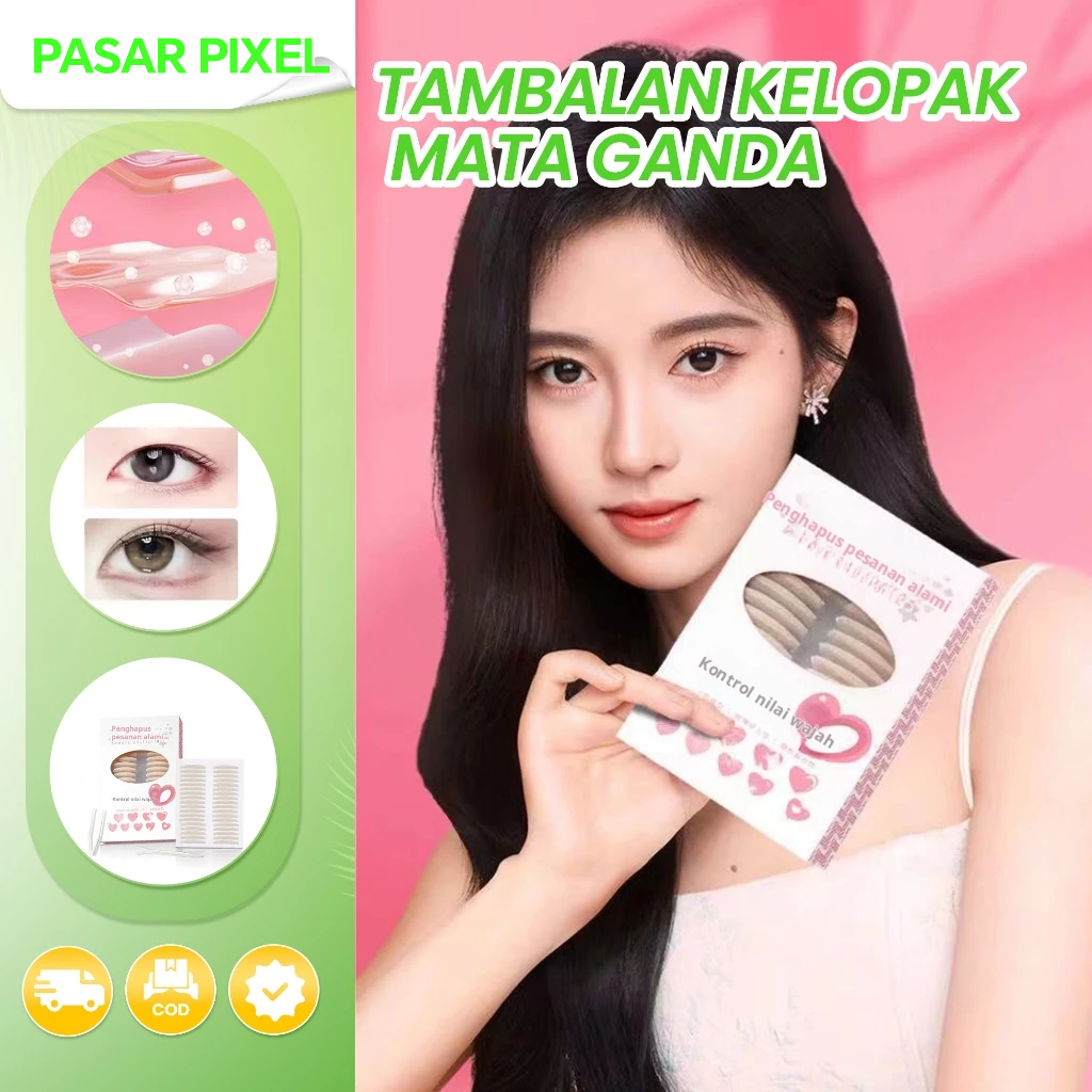 Jual Stiker kelopak mata ganda Momomatano, mulus dan alami, stiker ...