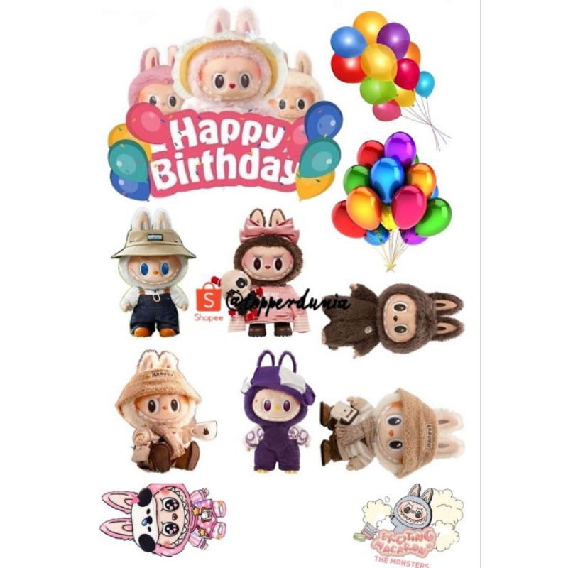 Jual TOPPER LABUBU VIRAL/Hiasan Kue ULTAH Labubu | Shopee Indonesia