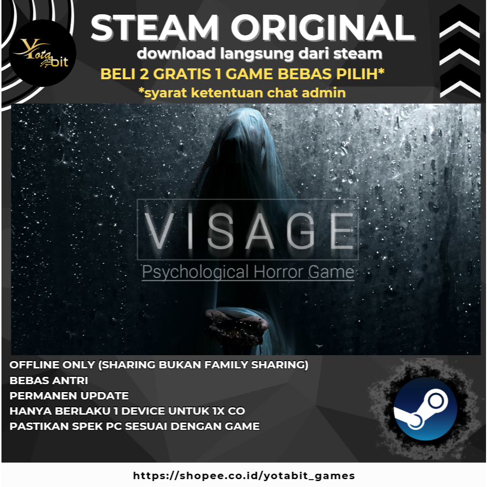 Jual Visage Horror Game PC Sharing Original Offline | Shopee Indonesia