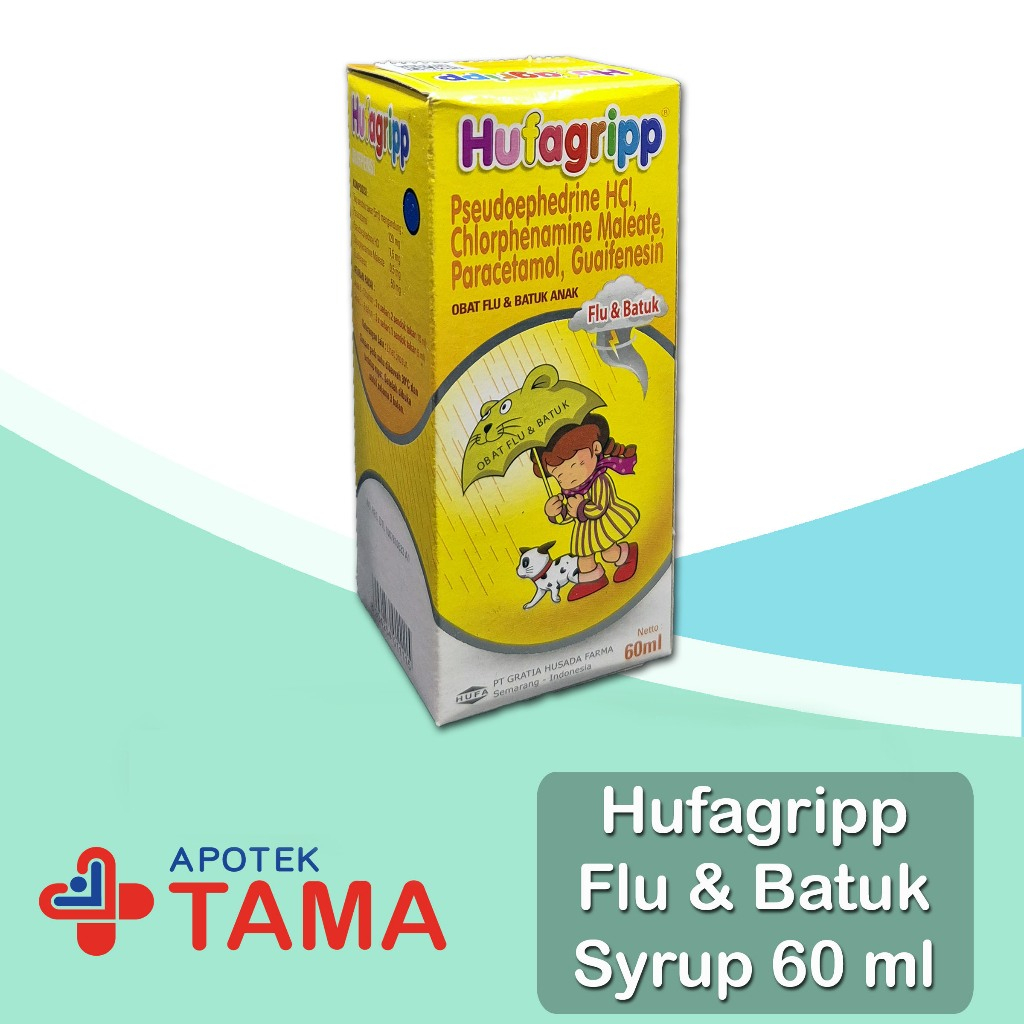 Jual Hufagripp Flu Batuk Syrup 60 ml (KUNING) | Shopee Indonesia