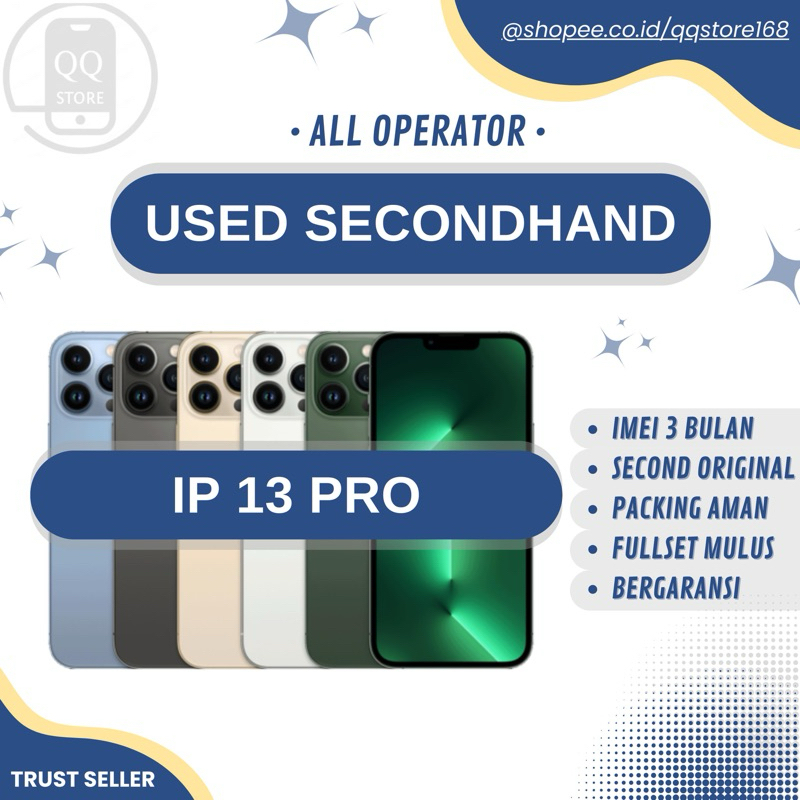Jual All operator 13 Pro 128GB/256GB/512GB/1TB | Shopee Indonesia