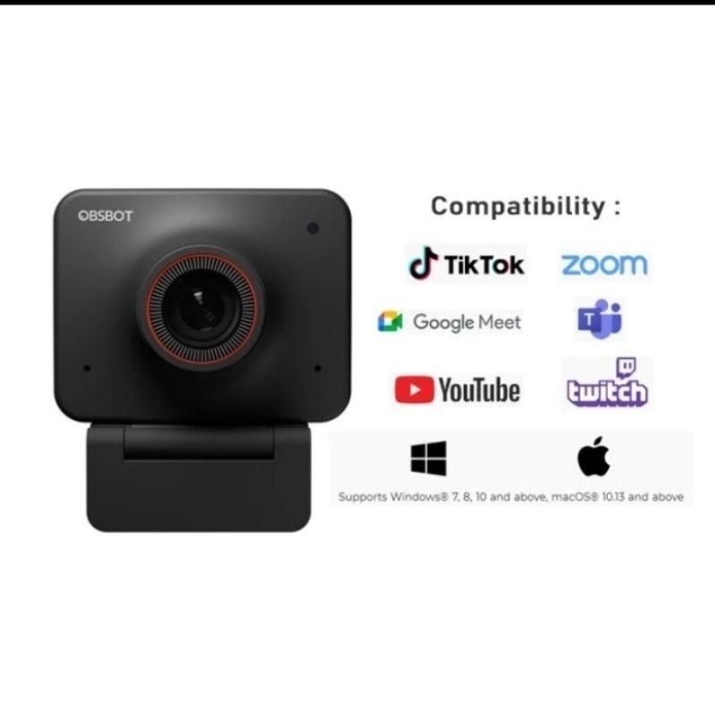 Jual OBSBOT MEET 4K AI powered 4k webcam Hitam | Shopee Indonesia
