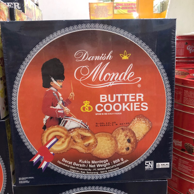 Jual DANISH MONDE BUTTER COOKIES 908g | Shopee Indonesia