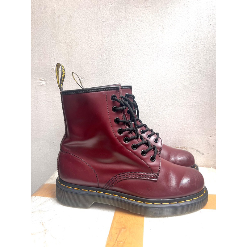 Jual Dr martens 1460 red cherry ( size 38 ) | Shopee Indonesia